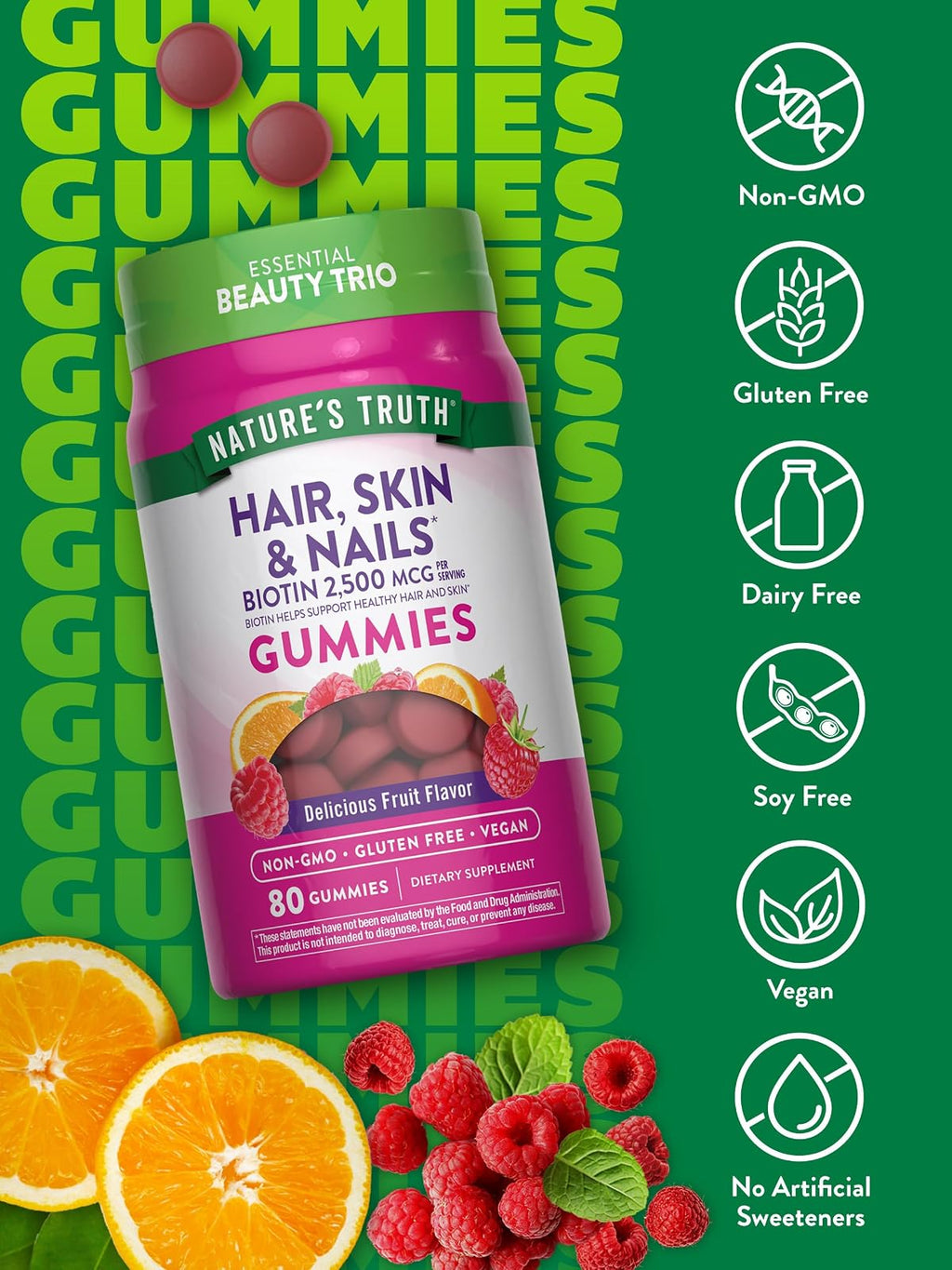 2500 mcg biotin for beauty