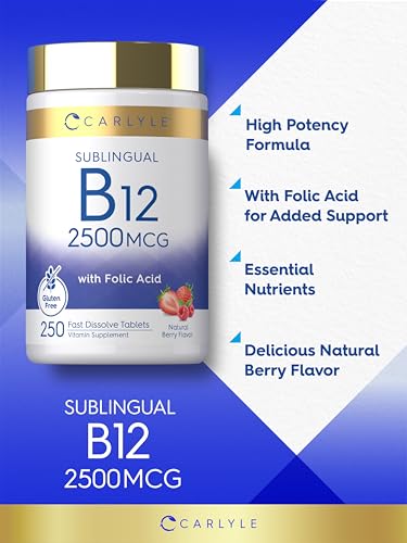 2500 mcg vitamin b12 dosage