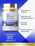 2500 mcg vitamin b12 dosage