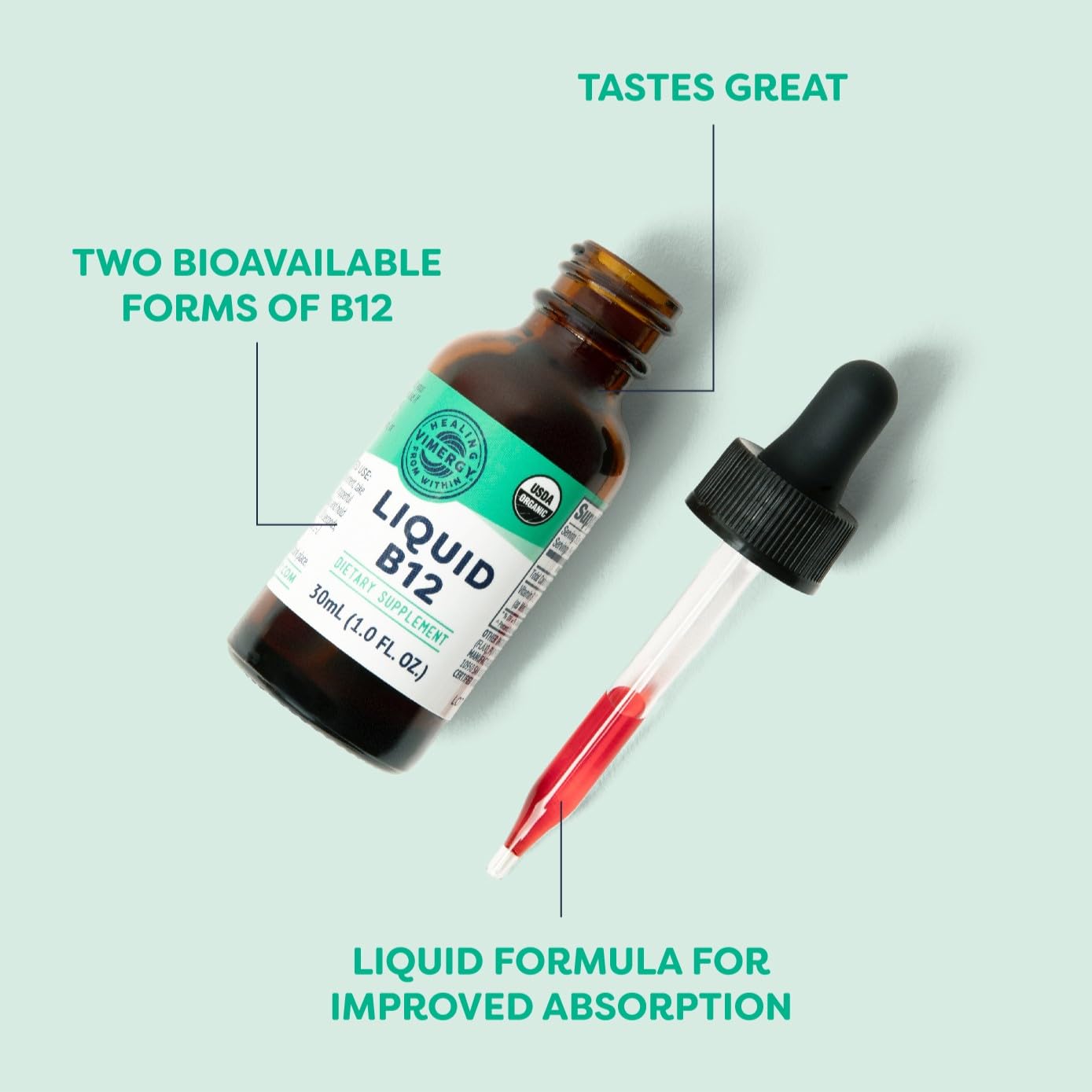 2500 mcg vitamin B12 for energy