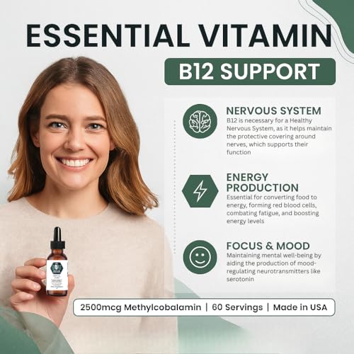 2500 mcg Vitamin B12 supplement