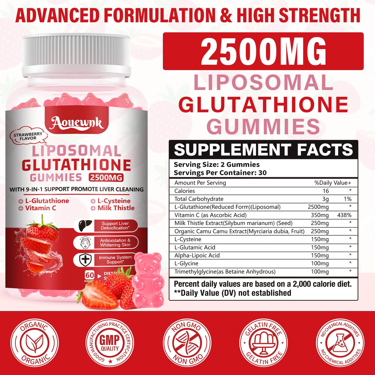 2500 mg liposomal glutathione benefits