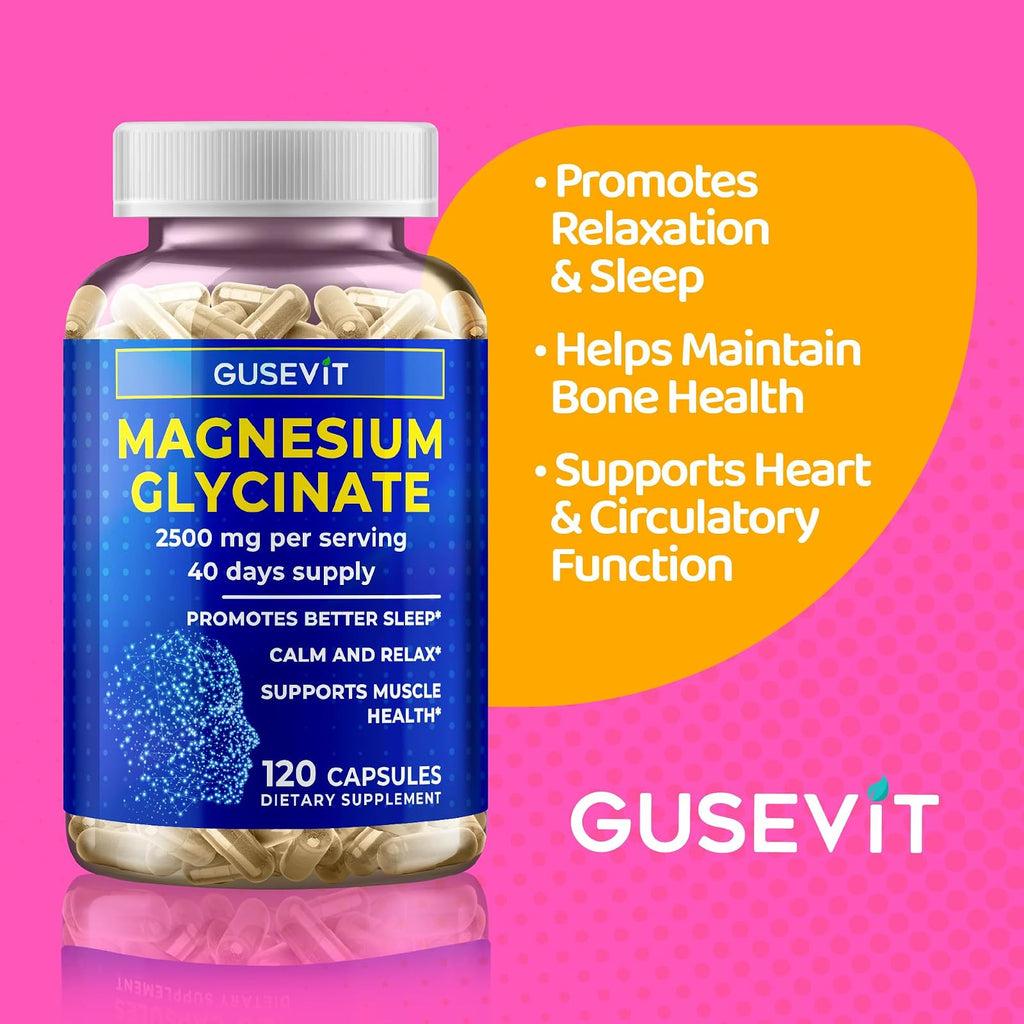 2500 mg magnesium bisglycinate formula
