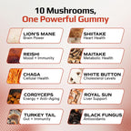 2500 mg mushroom gummies for energy boost