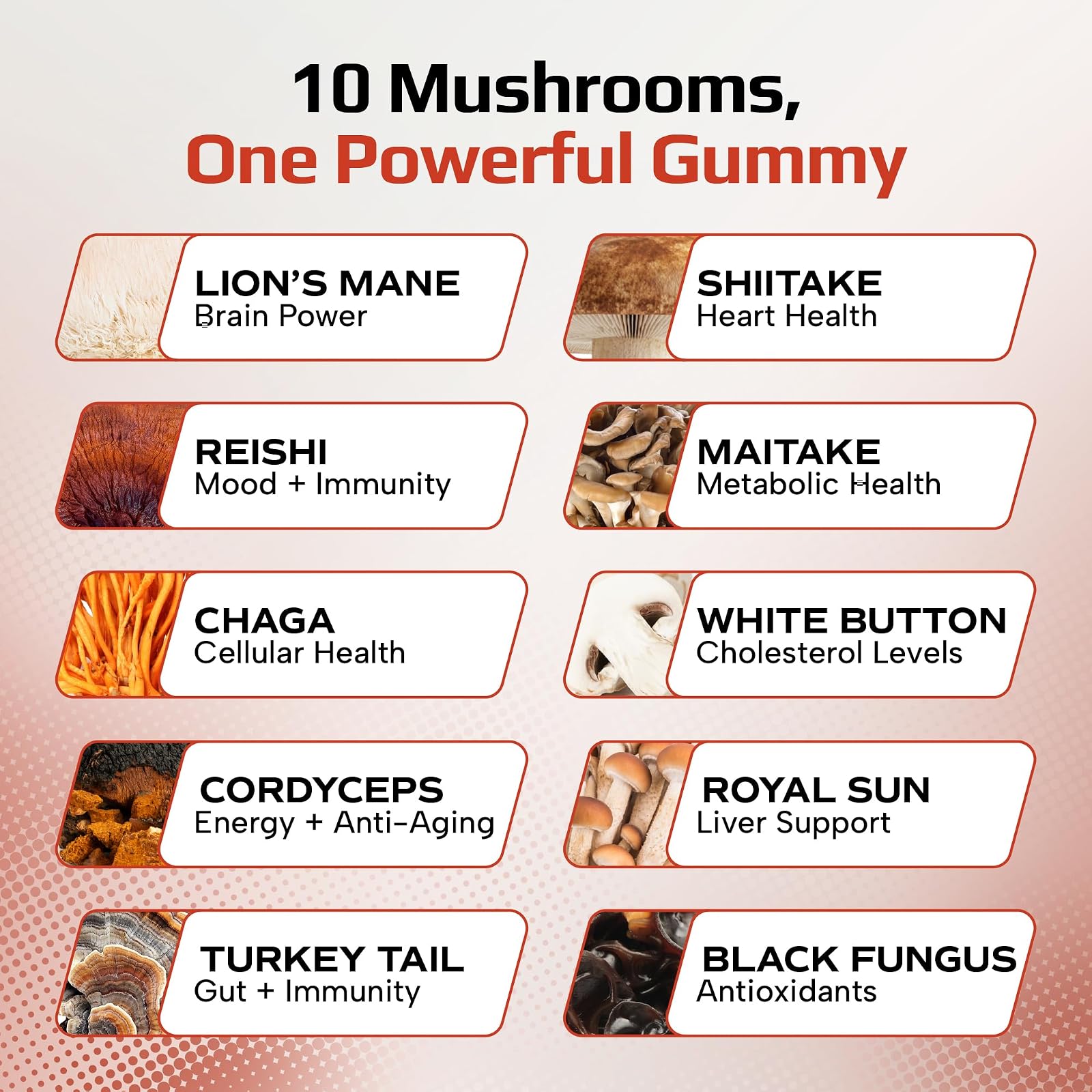 2500 mg mushroom gummies for energy boost
