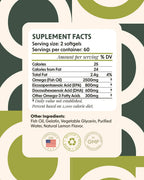 2500 mg omega 3 softgels