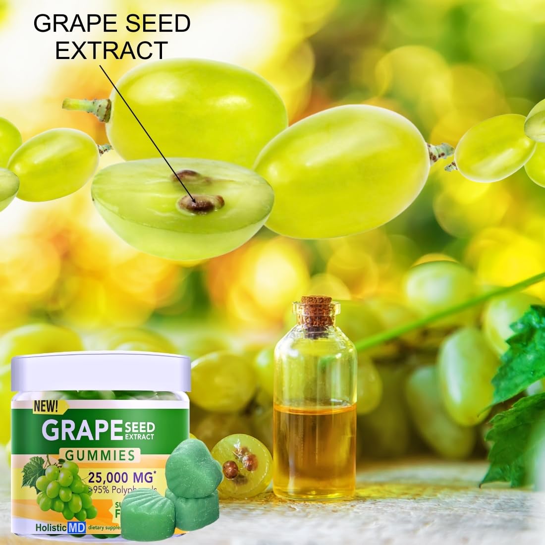 25000 mg grape seed extract benefits