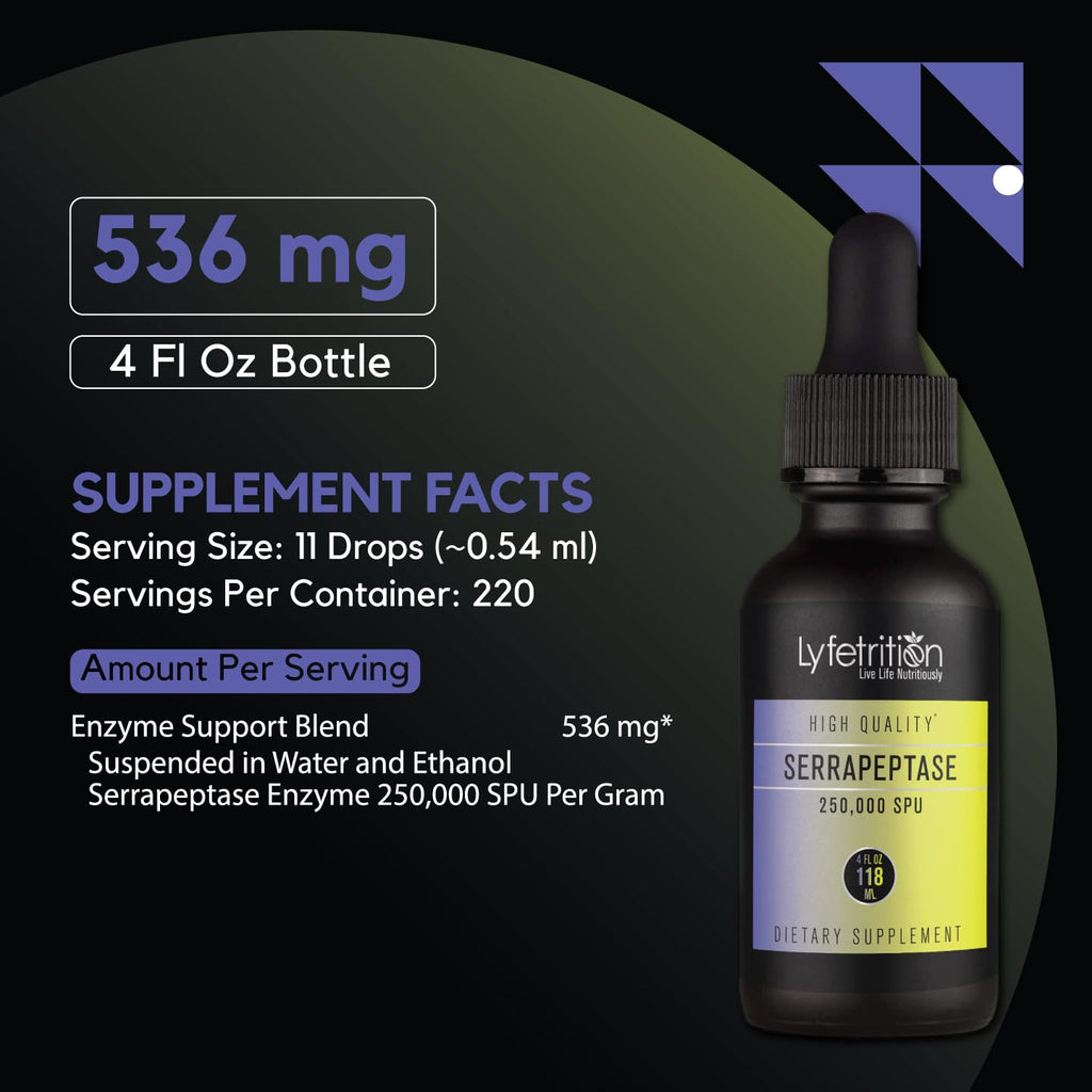 250000 SPU Serrapeptase for wellness