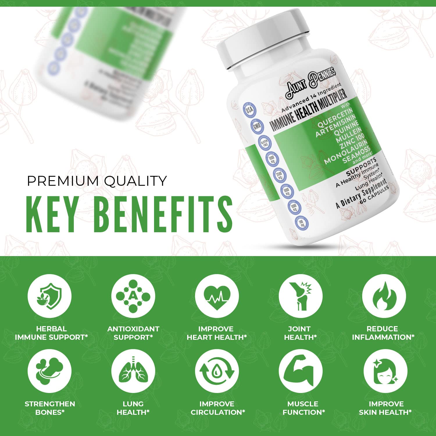 2500mg artemisinin for wellness support