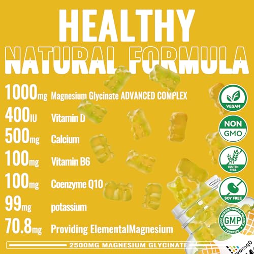 2500mg magnesium glycinate per serving