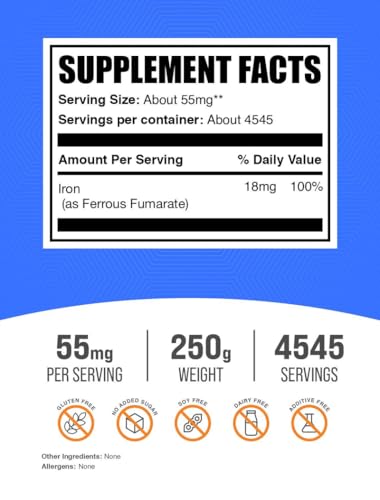 250g ferrous fumarate powder