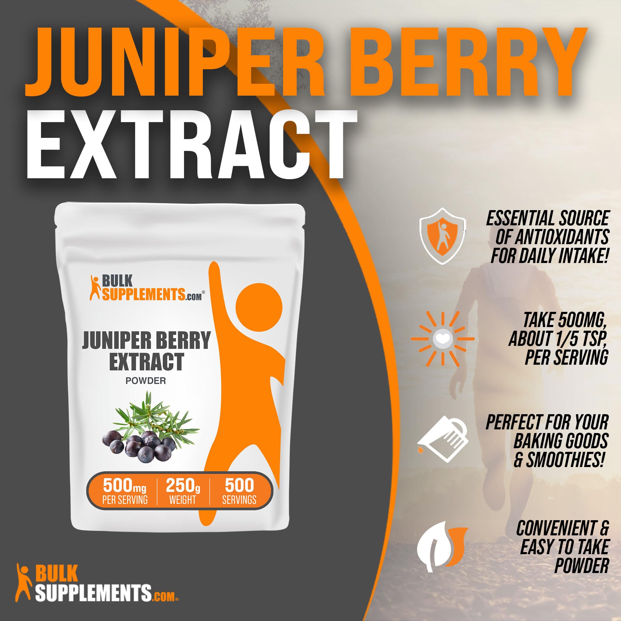 250g juniper berry supplement package