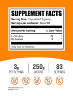250g L-Citrulline Malate supplement