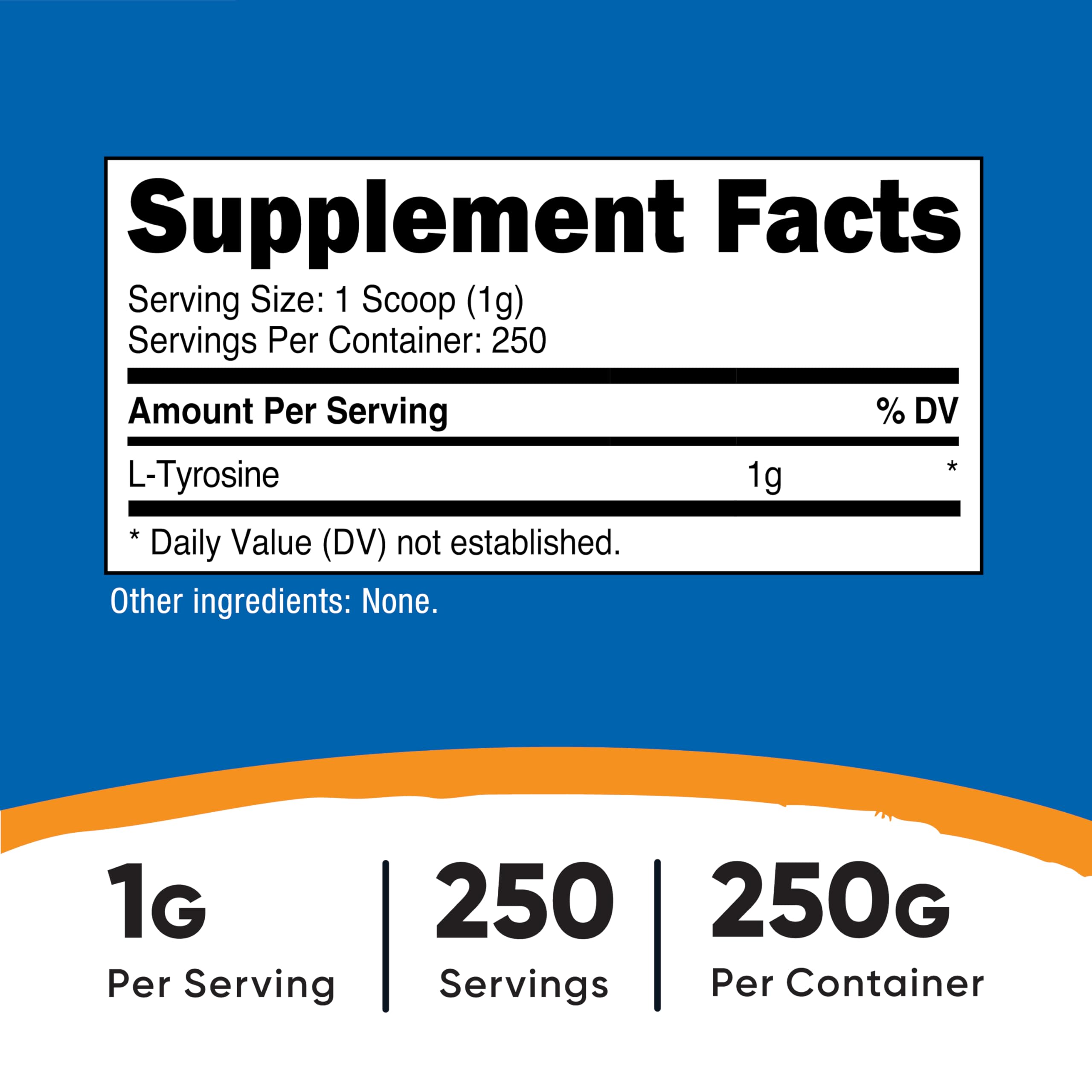 250g L-Tyrosine powder for energy