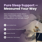 250g melatonin for restful nights