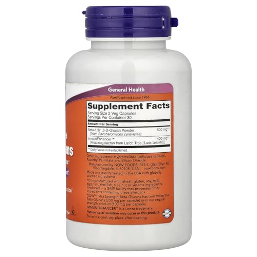 250mg Beta-Glucans for better health