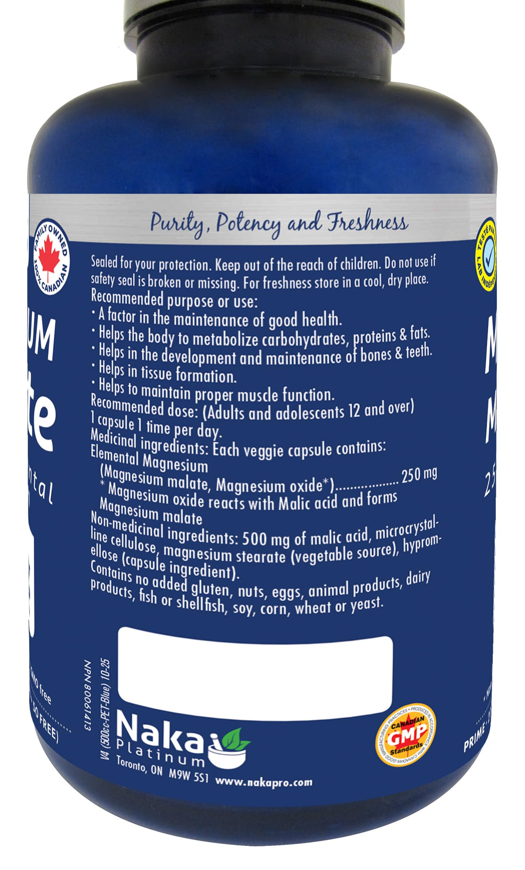 250mg magnesium supplement for relief