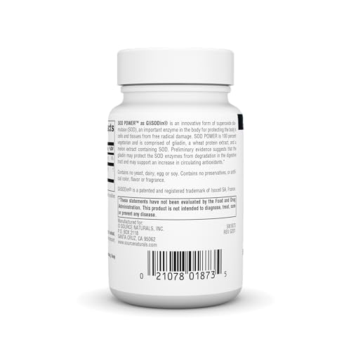 250mg superoxide dismutase tablets