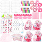 256 pcs sleepover party supplies