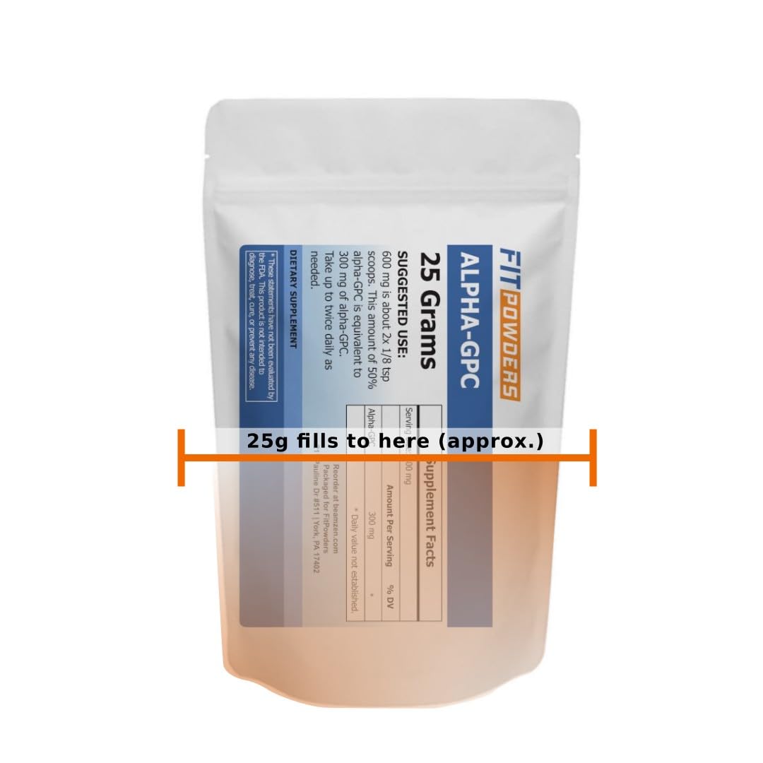 25g Alpha GPC choline scoop