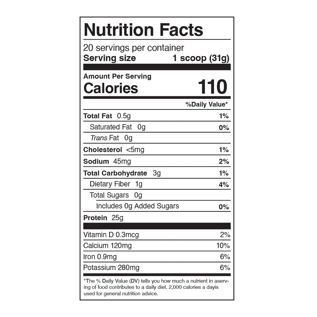25g protein per serving ProDough