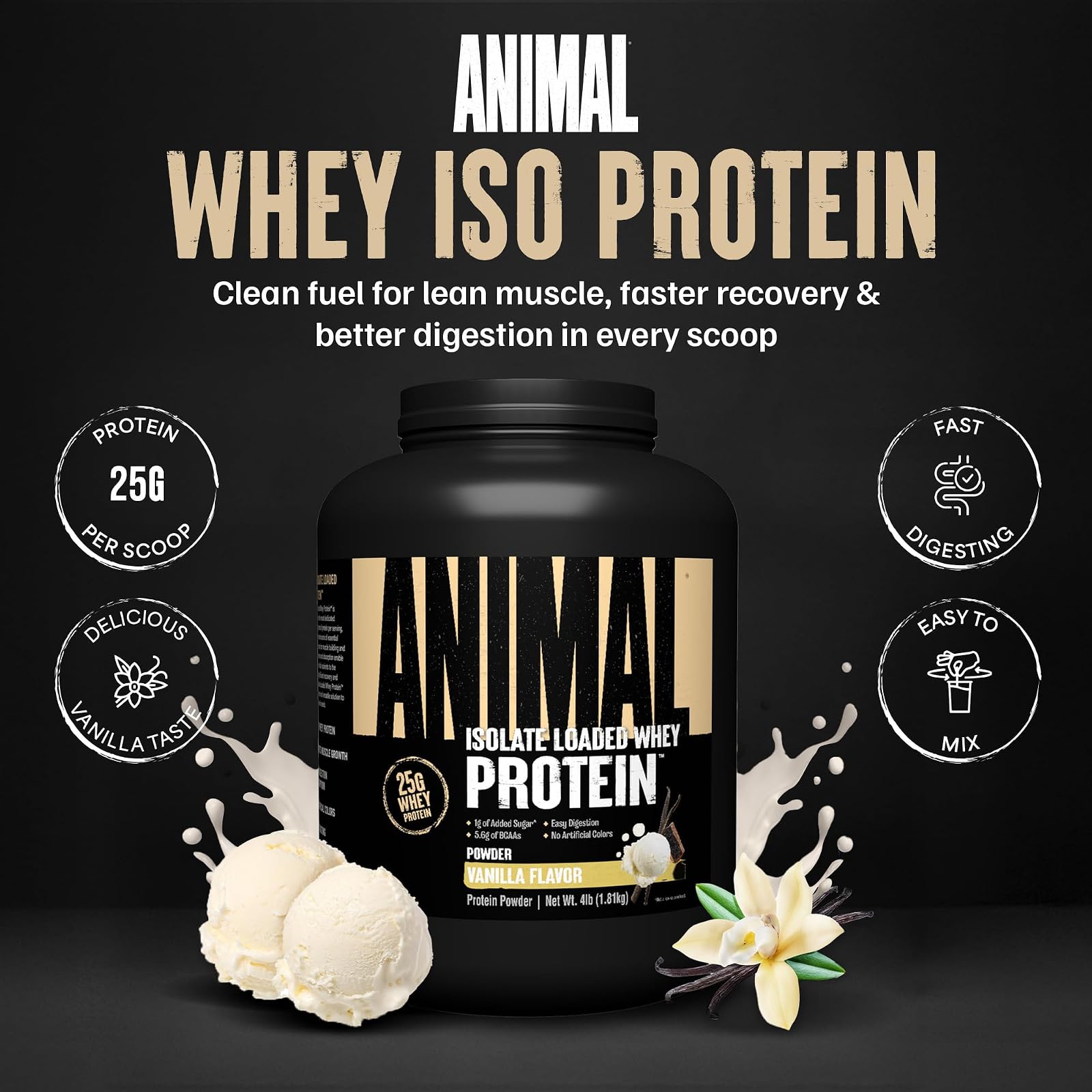 25g protein per serving whey