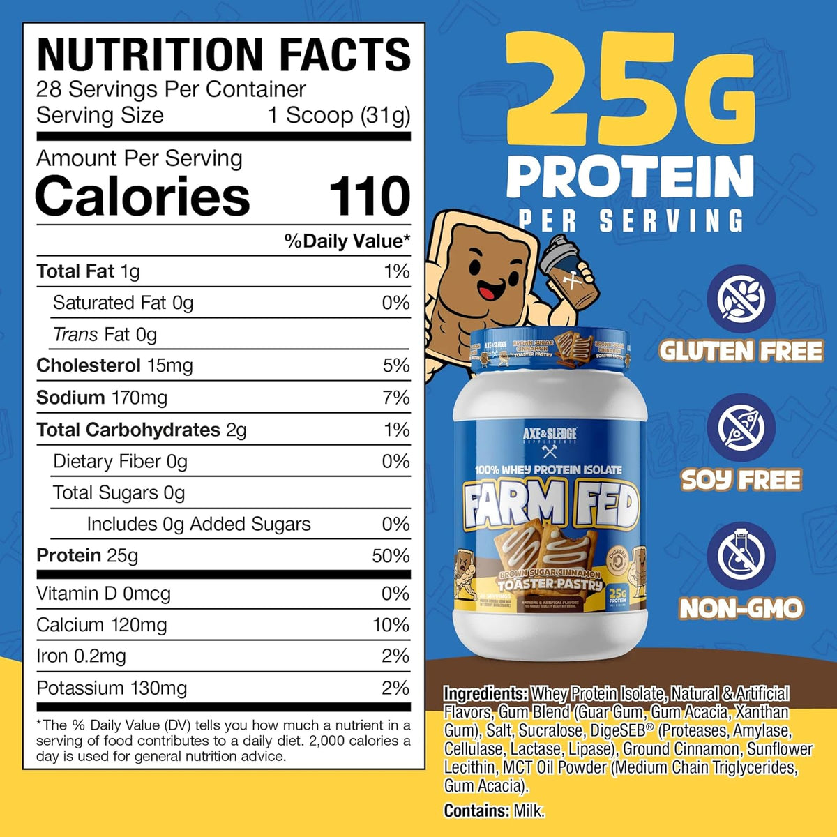 25g protein per serving