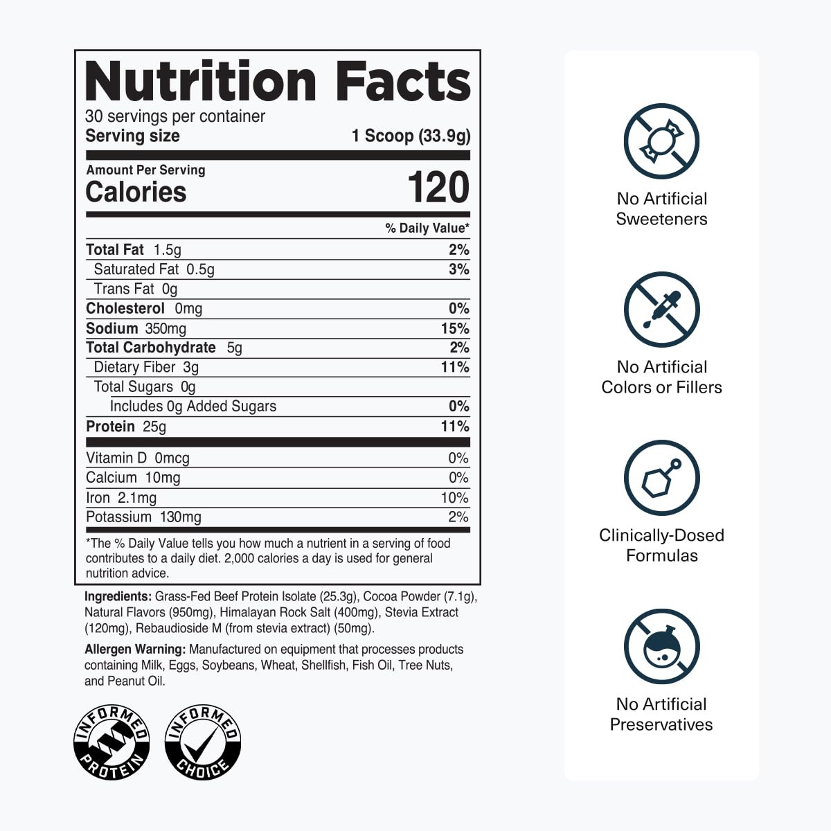 25g protein per serving