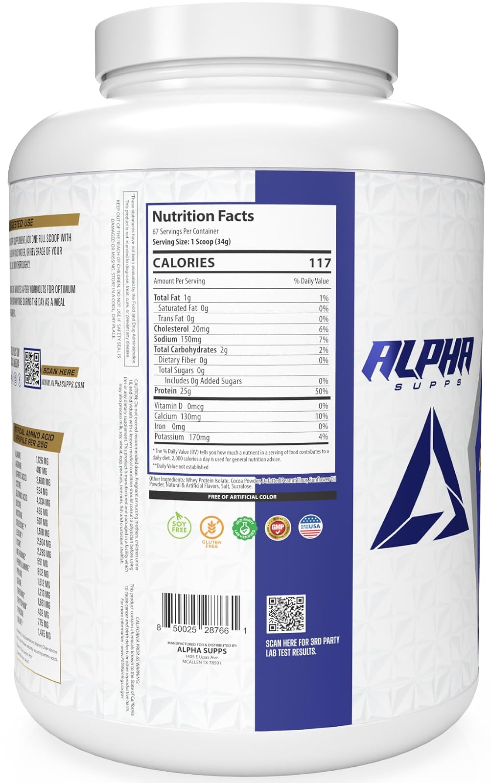 25g protein per serving