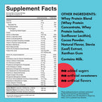 25g serving whey protein powder