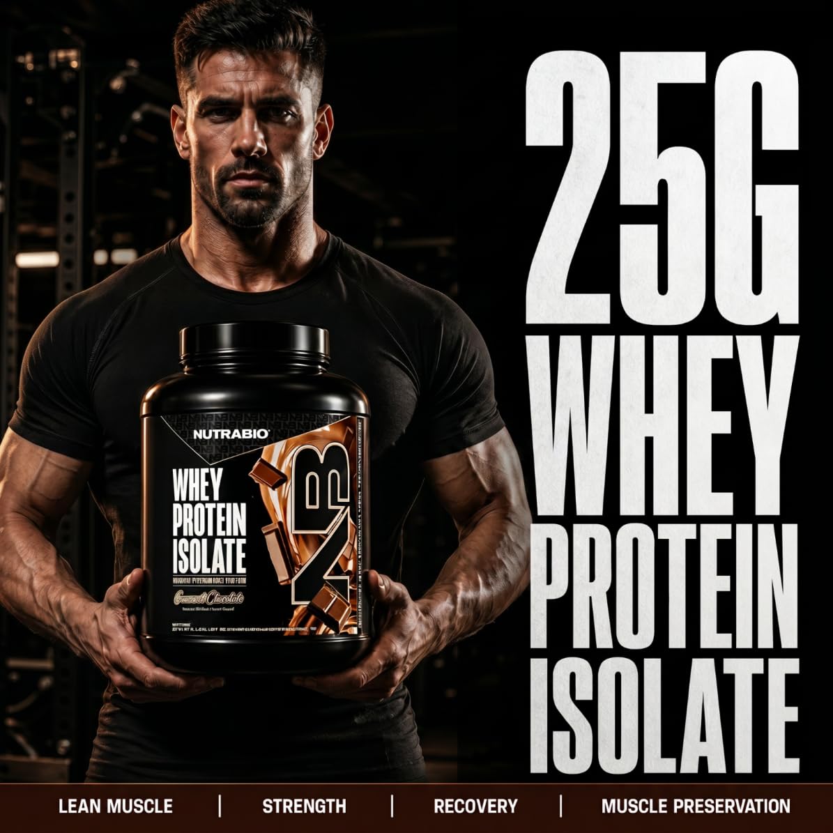 25g whey protein for muscle recovery