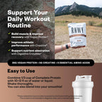 25g yeast protein for muscle recovery