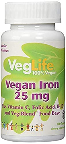 25mg iron tablets for energy