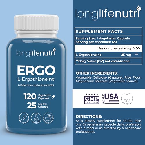 25mg L-Ergothioneine for daily health