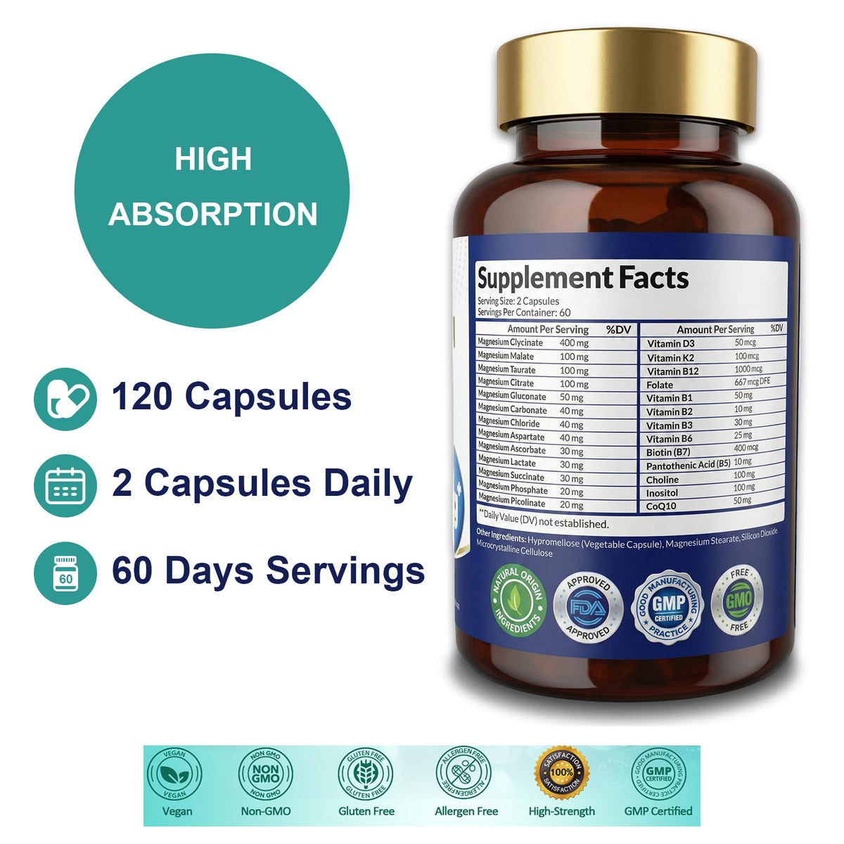 26-in-1 magnesium blend for overall health