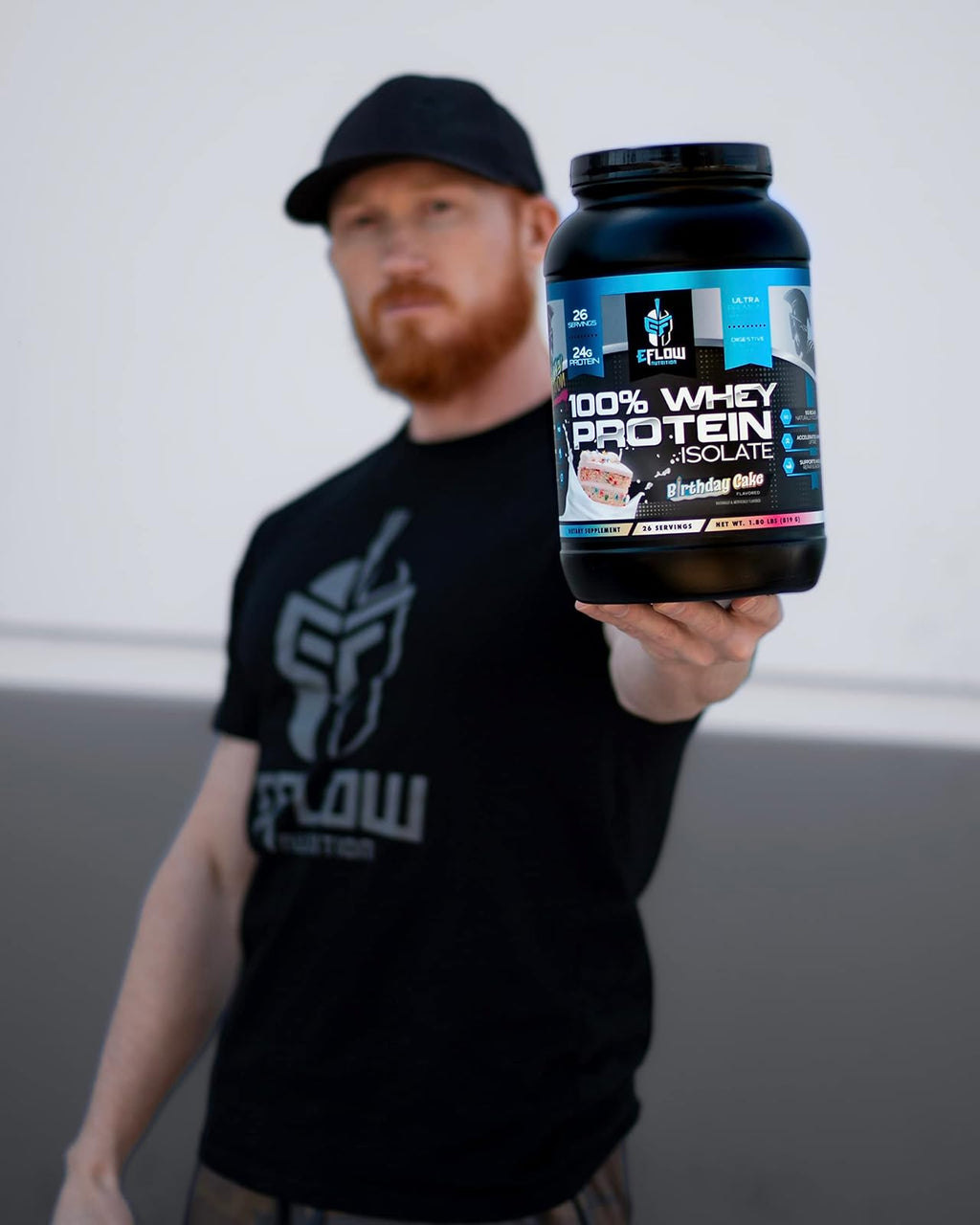 26 servings of whey isolate