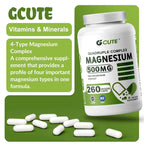 260 capsules of Magnesium Glycinate for daily wellness