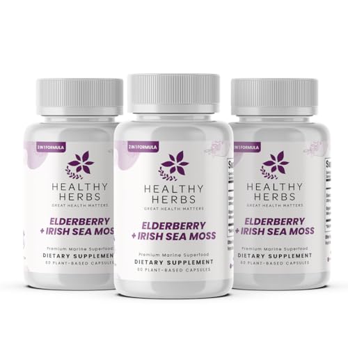 2600mg elderberry and sea moss blend