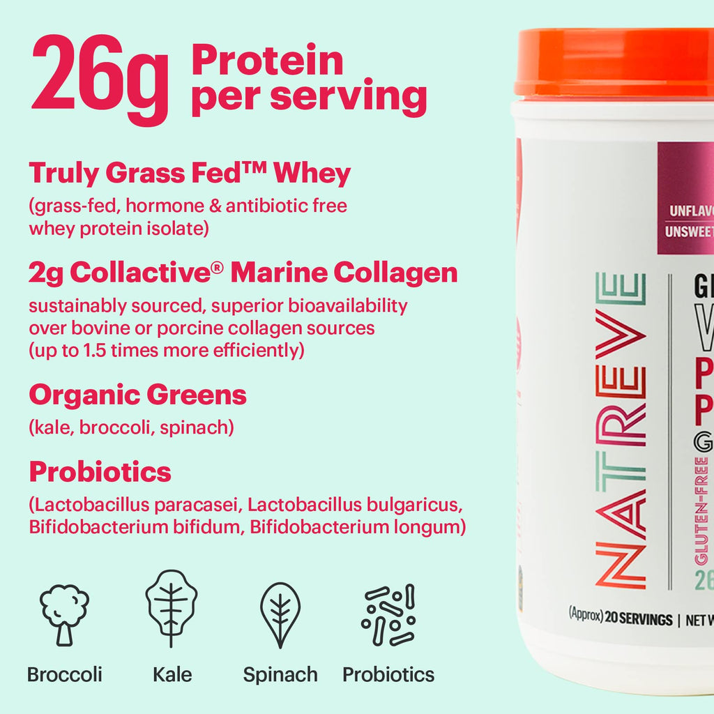 26g protein per serving Natreve