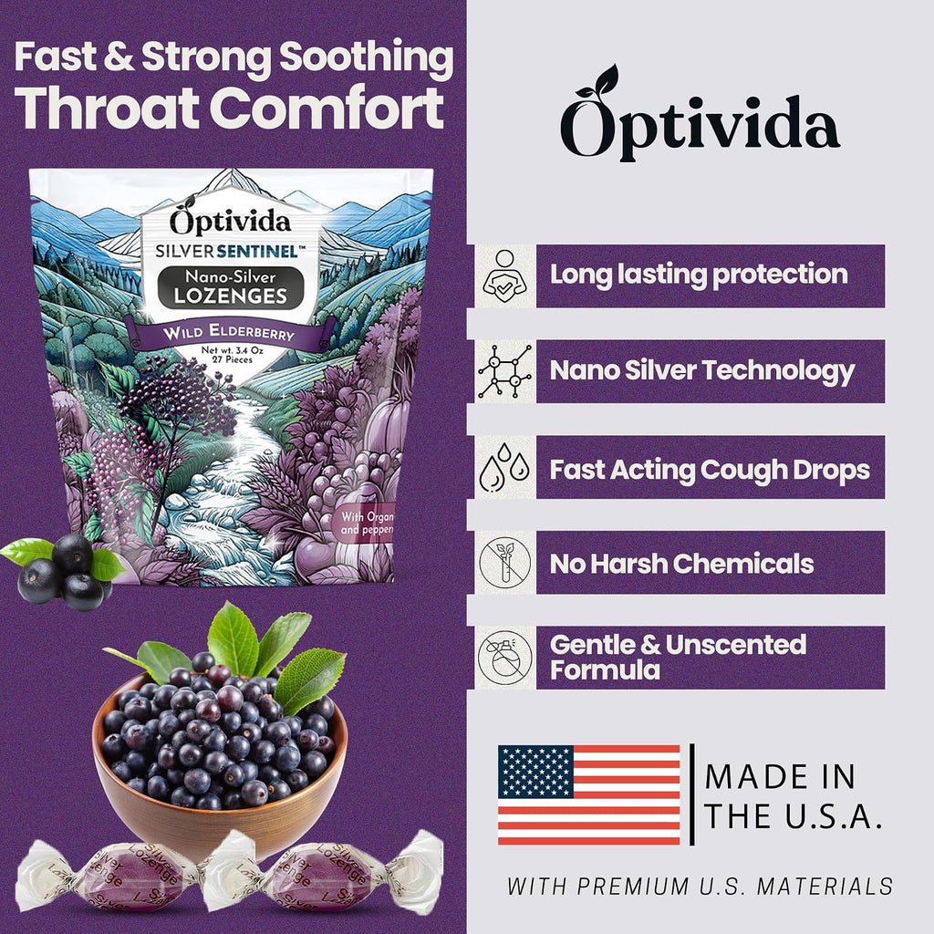 27 count elderberry lozenges for daily use