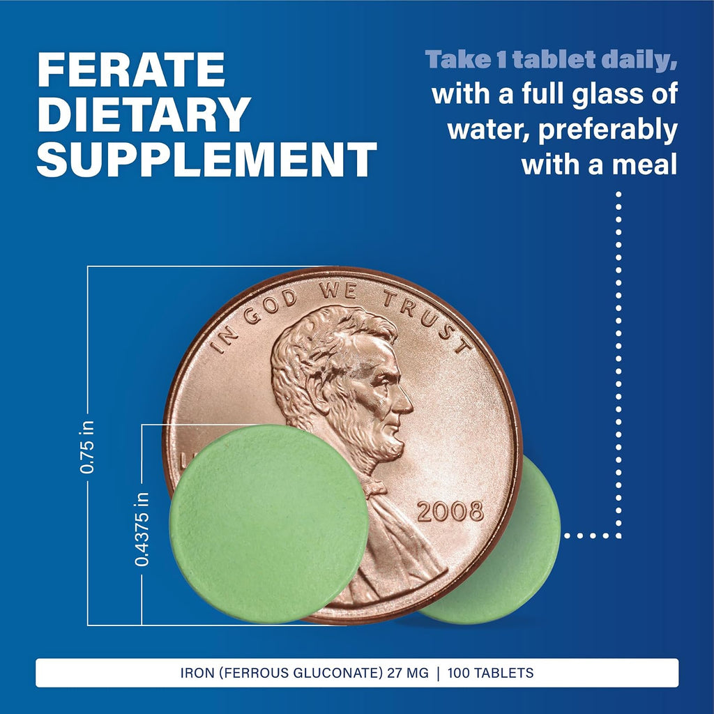 27 mg ferrous gluconate tablets