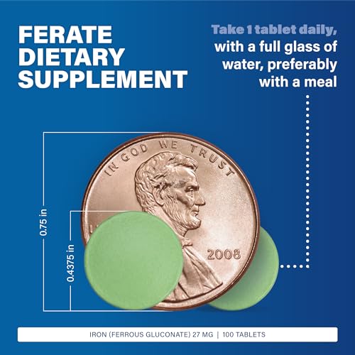 27 mg ferrous gluconate tablets