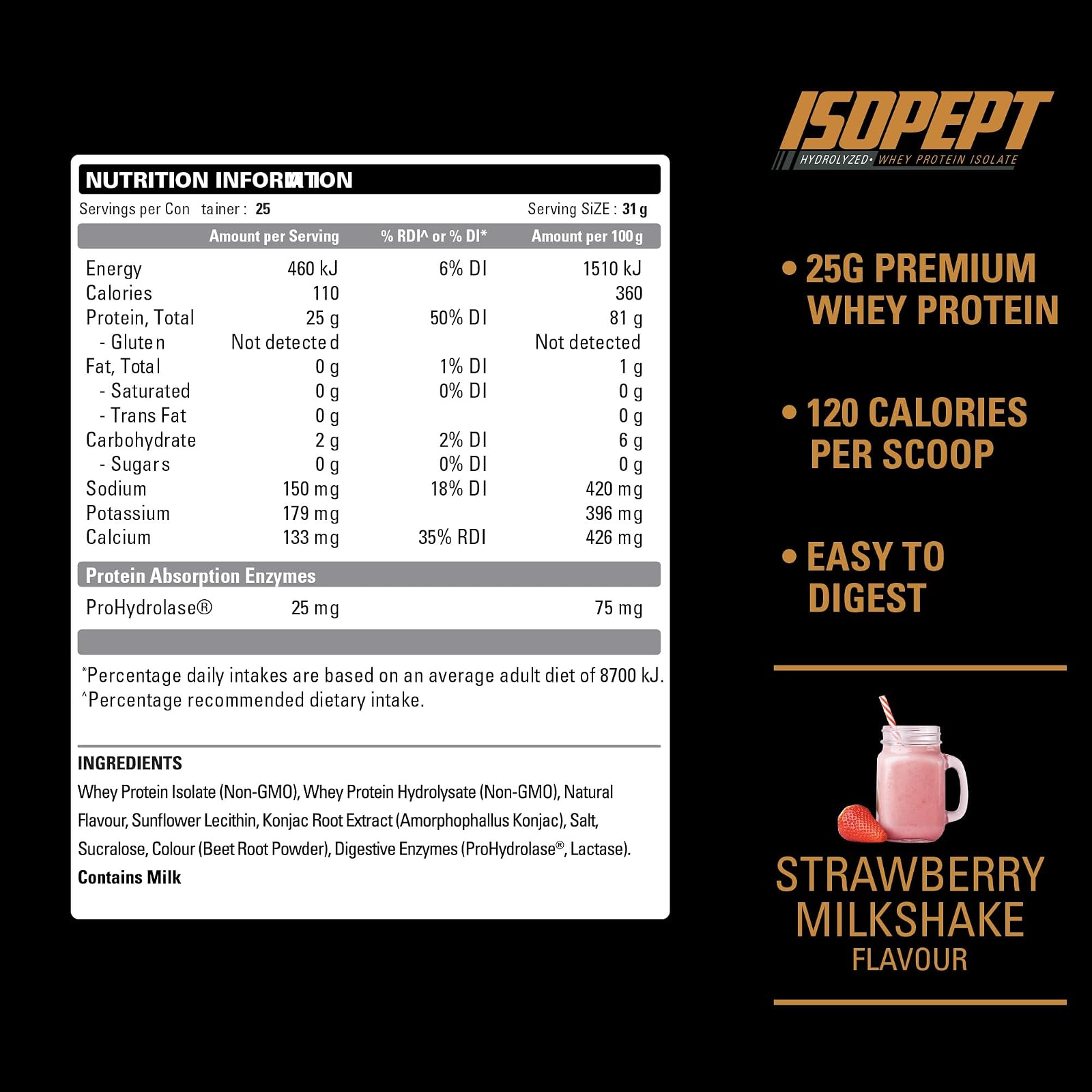 27 servings of whey protein