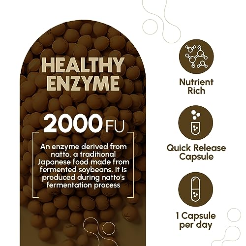 270 capsules of Nattokinase enzyme