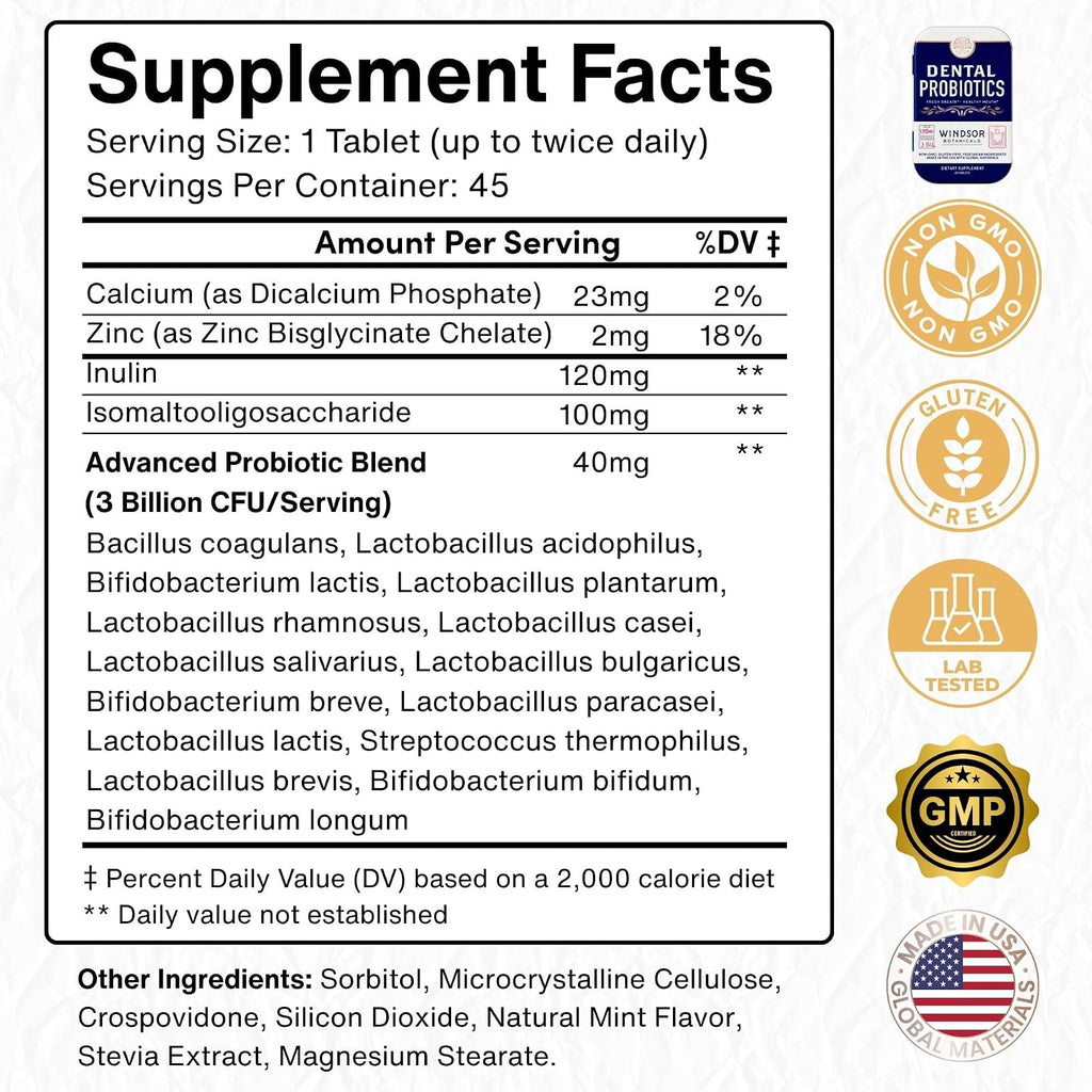 270 chewable tablets for dental care