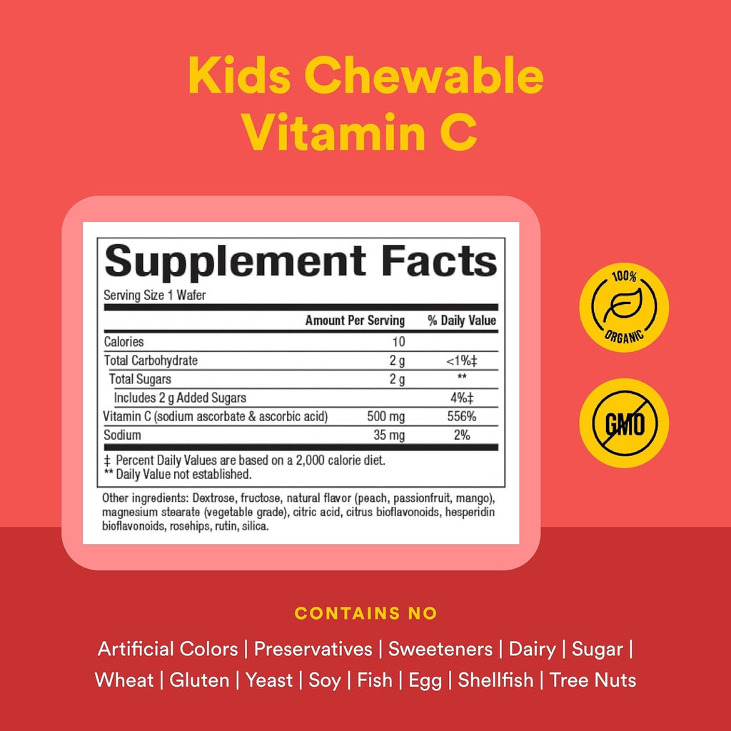 270 count vitamin C chewable tablets