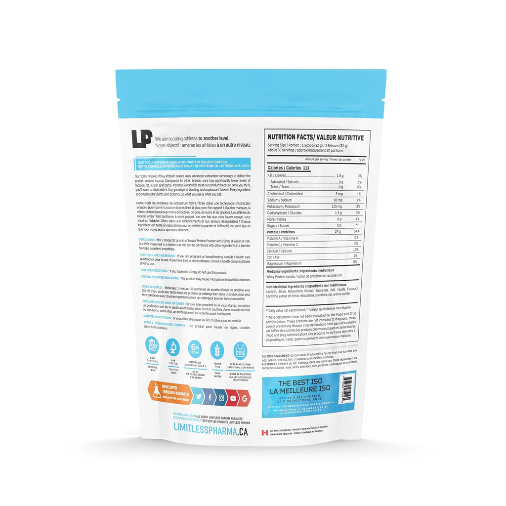 27g protein per serving whey