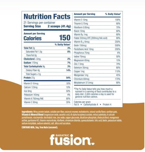 27g protein per serving