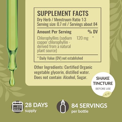 28-day supply of chlorophyll drops