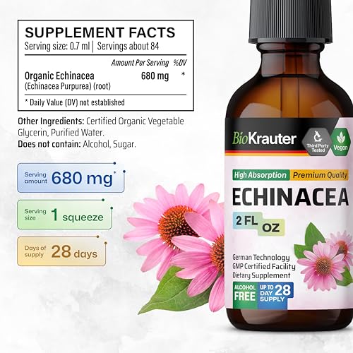 28-day supply of echinacea drops